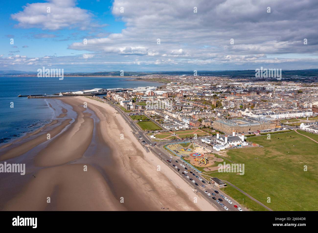 Drohnenansicht ayr beach -Fotos und -Bildmaterial in hoher Auflösung ...