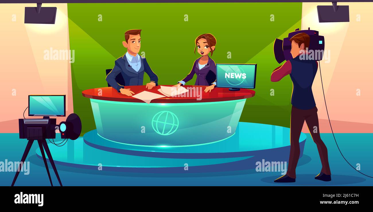 Newsreader newsreader moderatorin Stock-Vektorgrafiken kaufen - Seite 2 ...