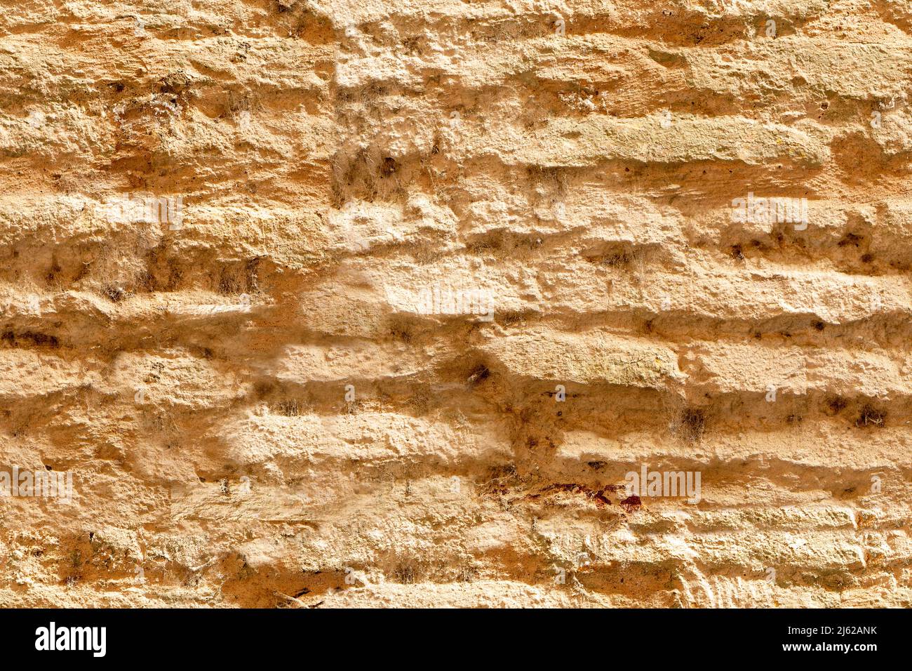 Alte Mauer aus lehmziegel. Mediterraner mittelalterlicher Stil ...
