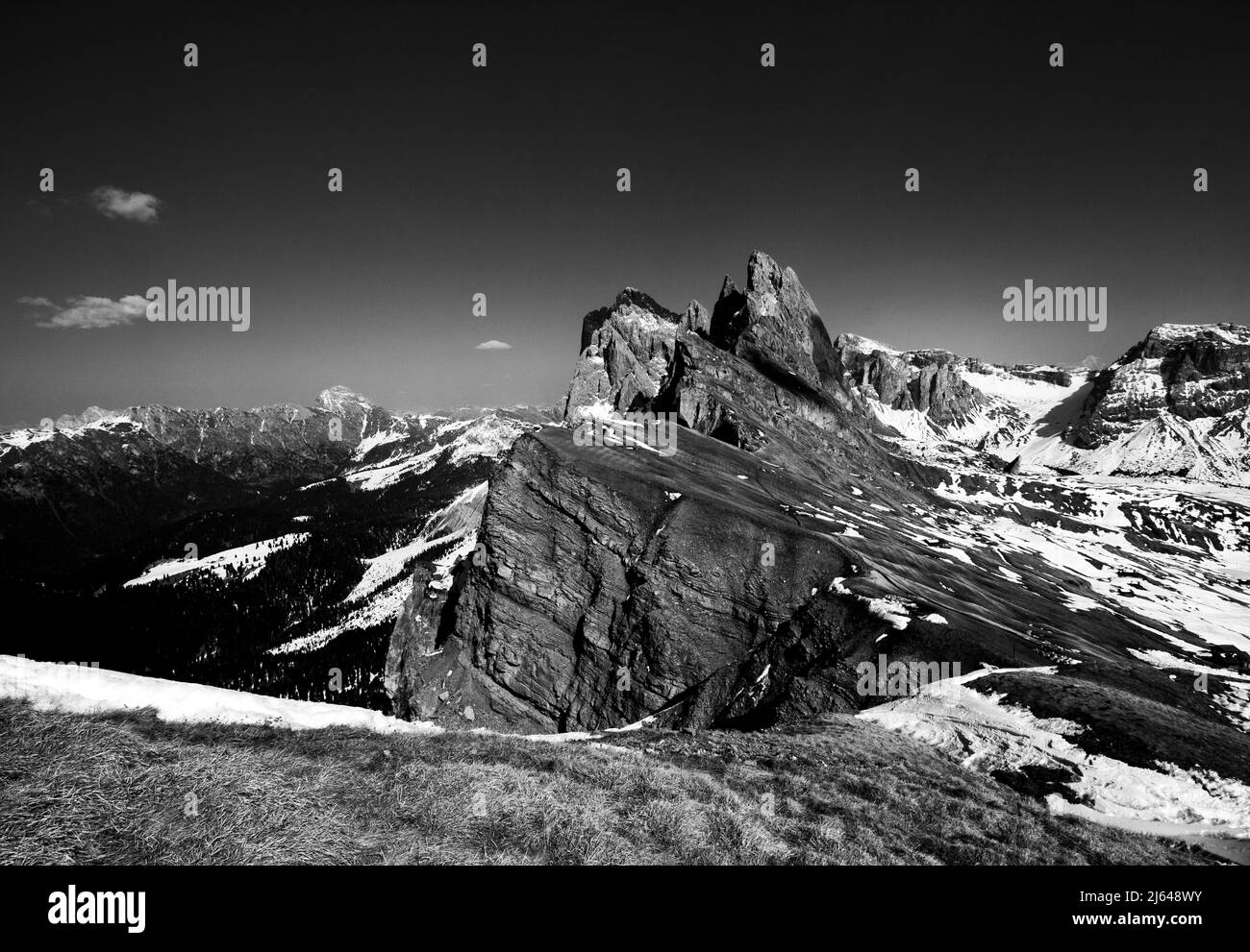Berghang berghang berghang bergwandern Schwarzweiß-Stockfotos und ...