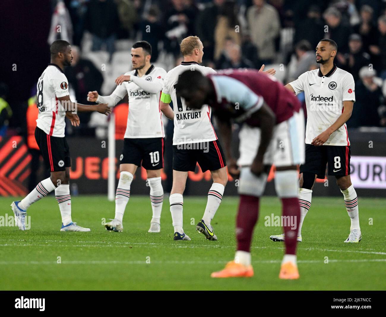 28. April 2022, Großbritannien, London: Fußball, Europa League, West ...