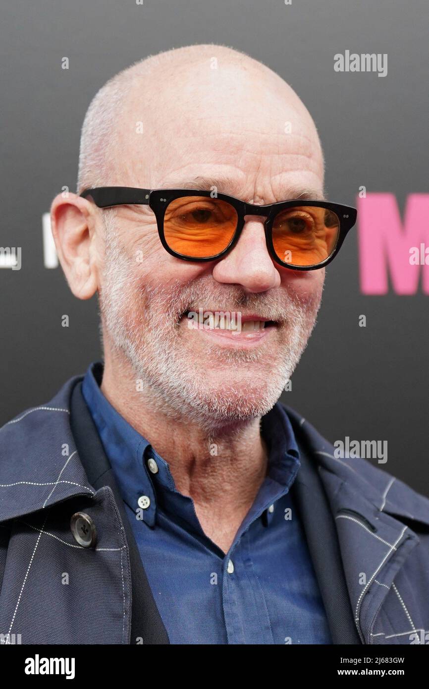 New York, USA. 28. April 2022. Michael Stipe bei der Ankunft zur ...