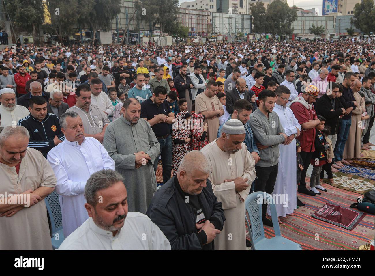 02. Mai 2022, Palästinensische Gebiete, Gaza-Stadt: Palästinensische ...