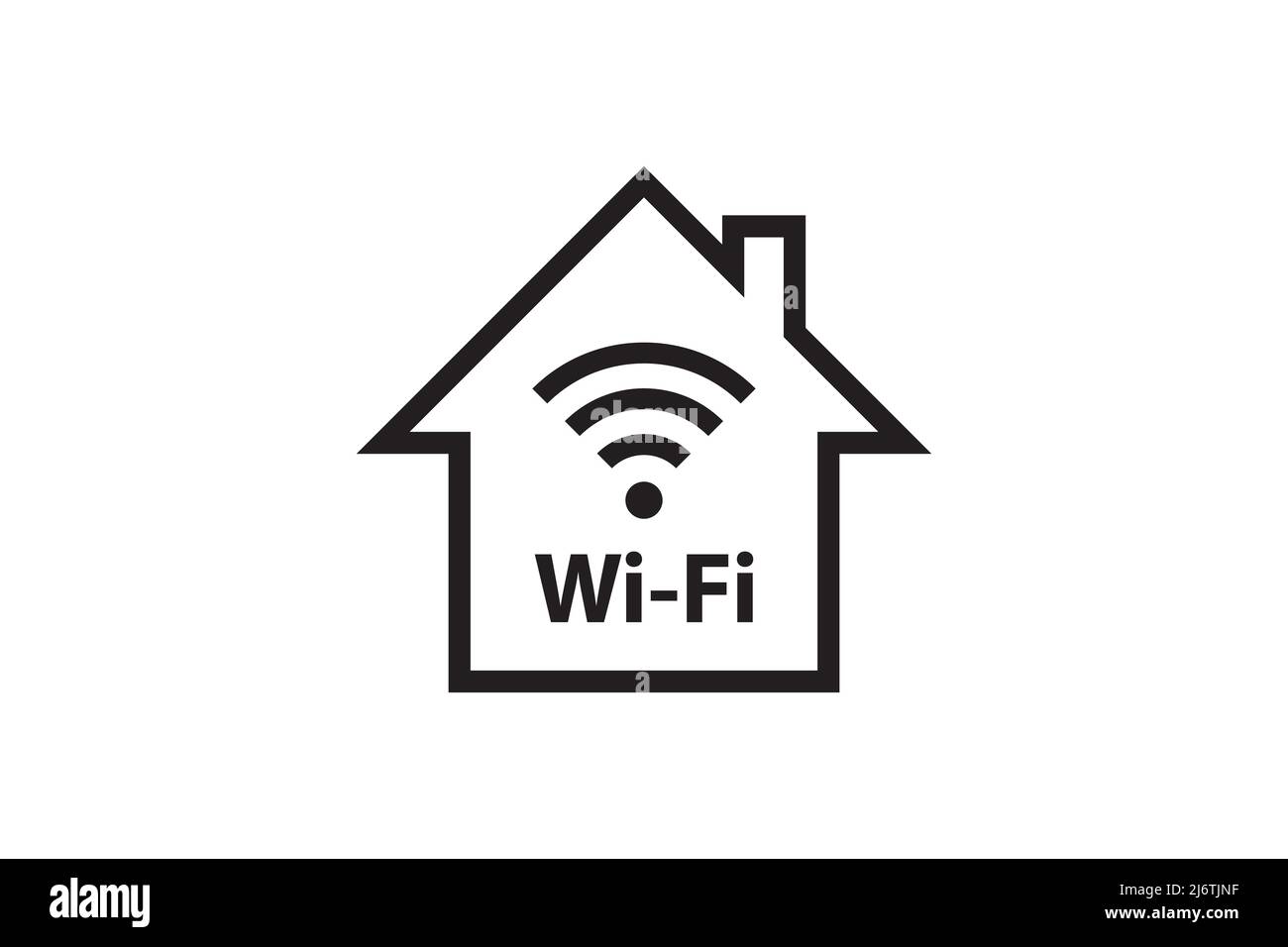 Wi Fi-Symbol Signalverbindung. Vector Wireless Internet Technologie ...