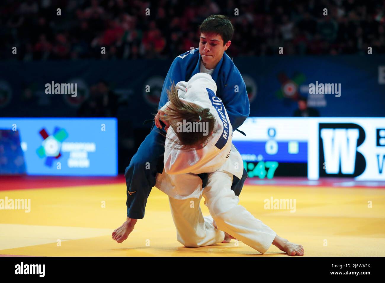 Sofia, Bulgarien, 29.. April 2022. Milica Nikolic aus Serbien tritt bei ...