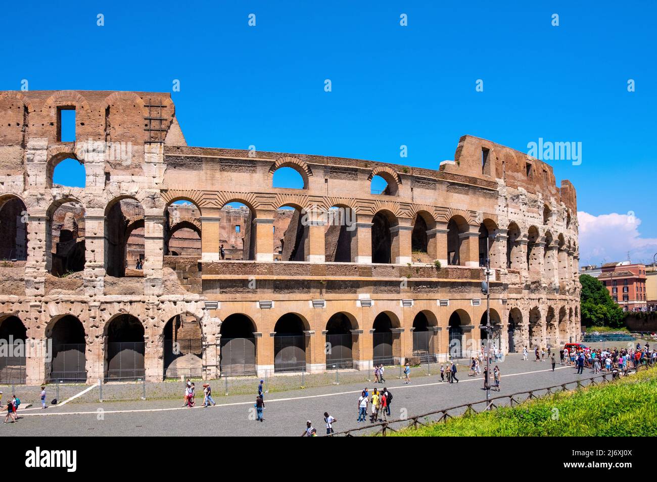 Rom, Italien - 25. Mai 2018: Kolosseum antikes Theater bekannt als ...