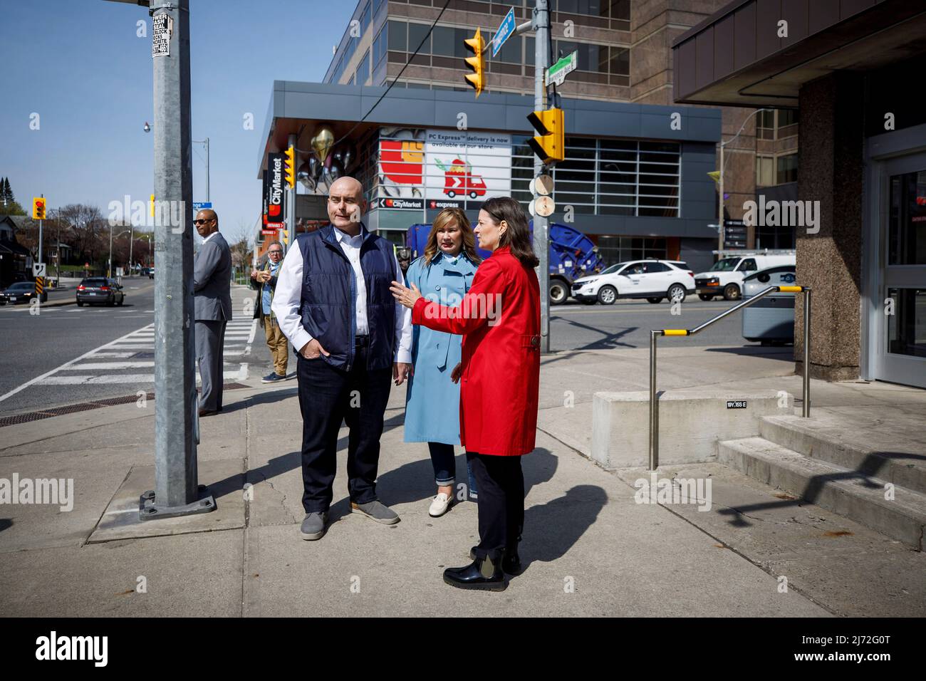 Steven Del Duca, Vorsitzender der Liberalen Partei von Ontario, und ...