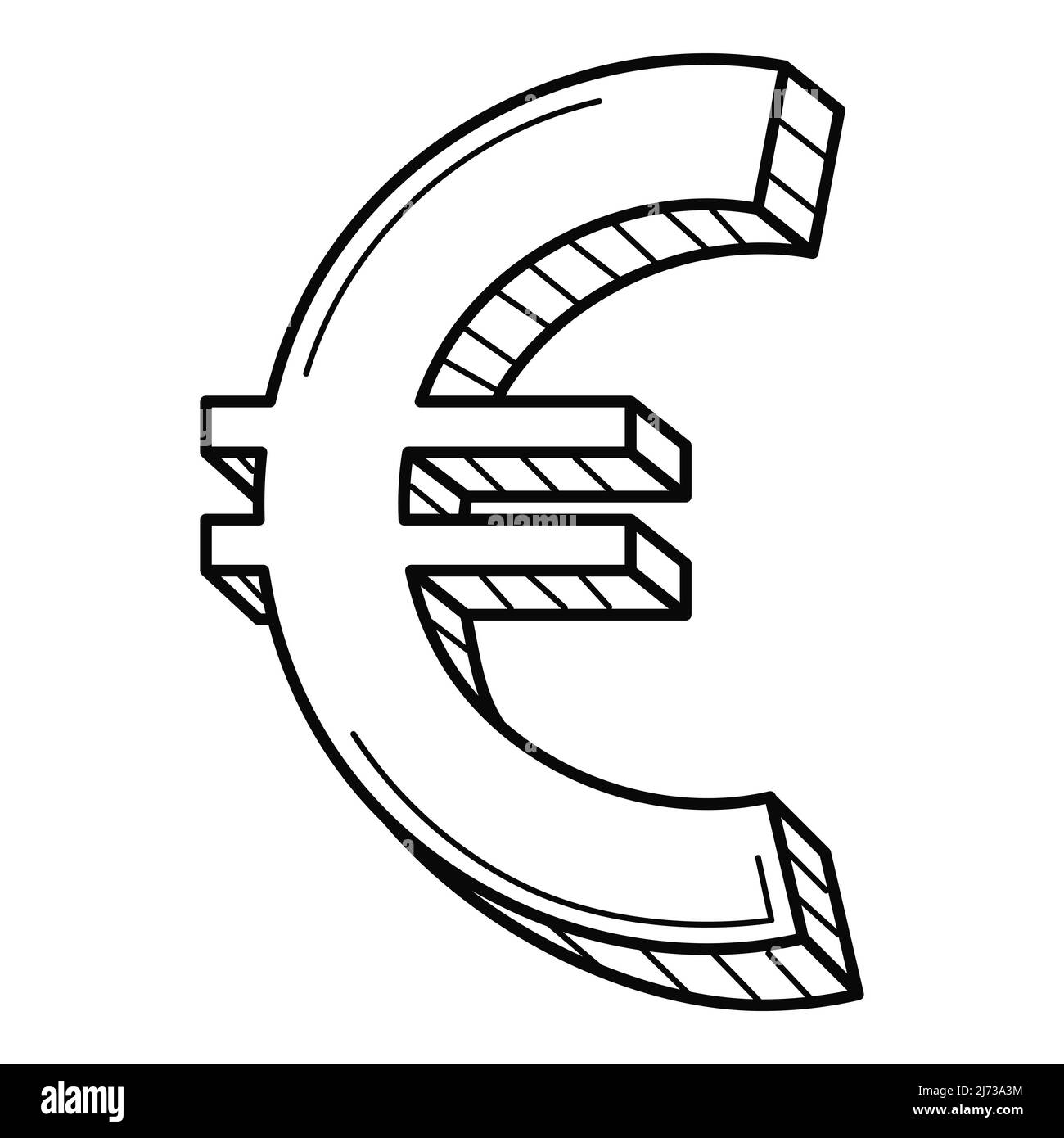 Symbol des euro Stock-Vektorgrafiken kaufen - Alamy