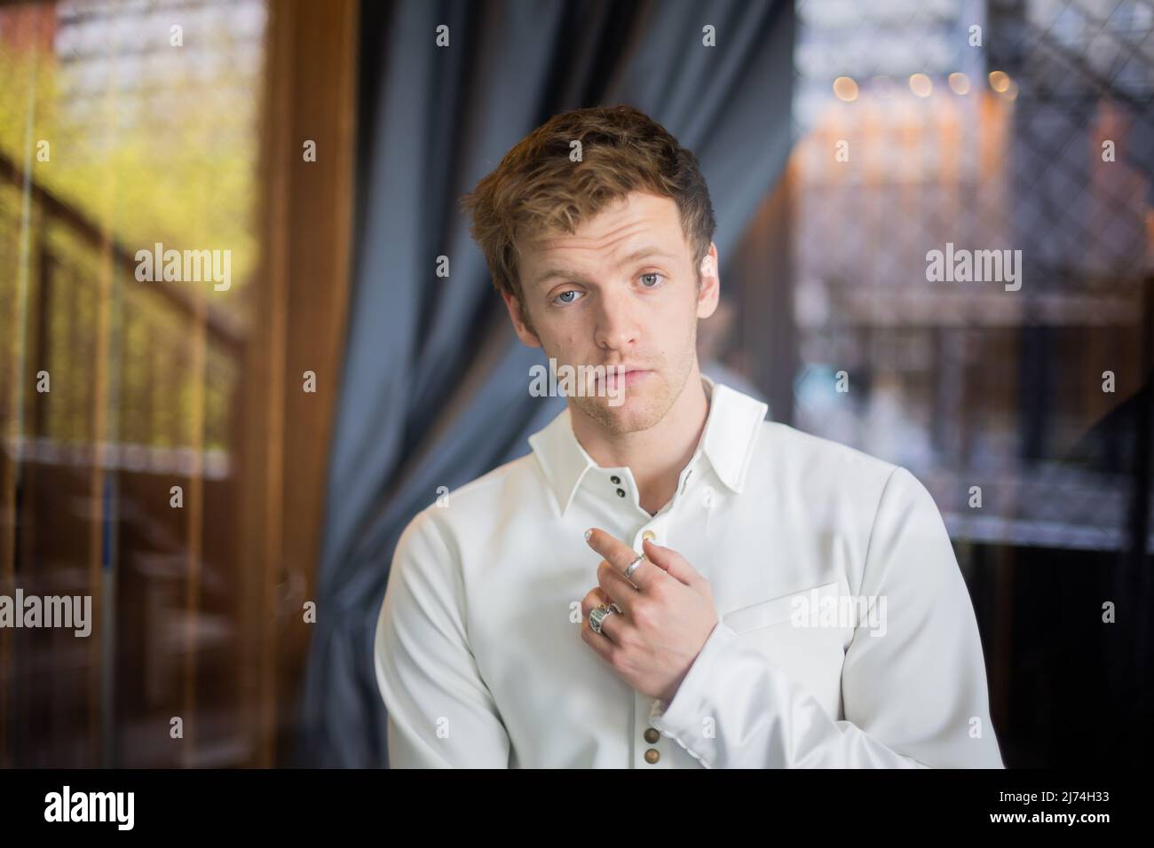 05. Mai 2022, Berlin: Timur Bartels, Schauspieler, nimmt an der Green ...