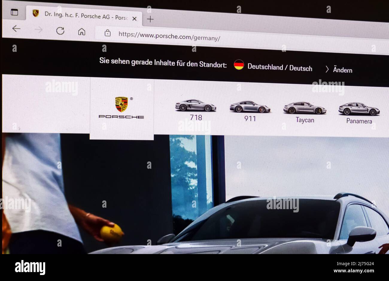 Porsche website -Fotos und -Bildmaterial in hoher Auflösung – Alamy