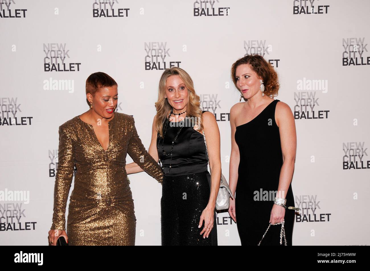 Judith Aird, Courtney Hartman und Amy Dwire nehmen an der New York City ...