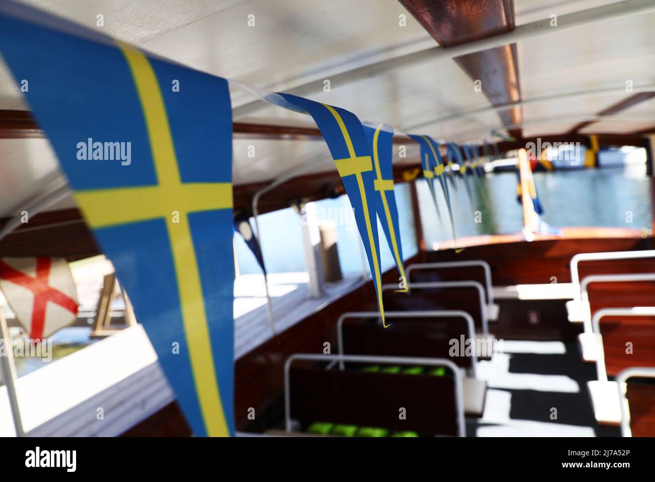 Am Dienstag wurde die Jubiläumssaison auf dem Göta Kanal in Old Motala ...