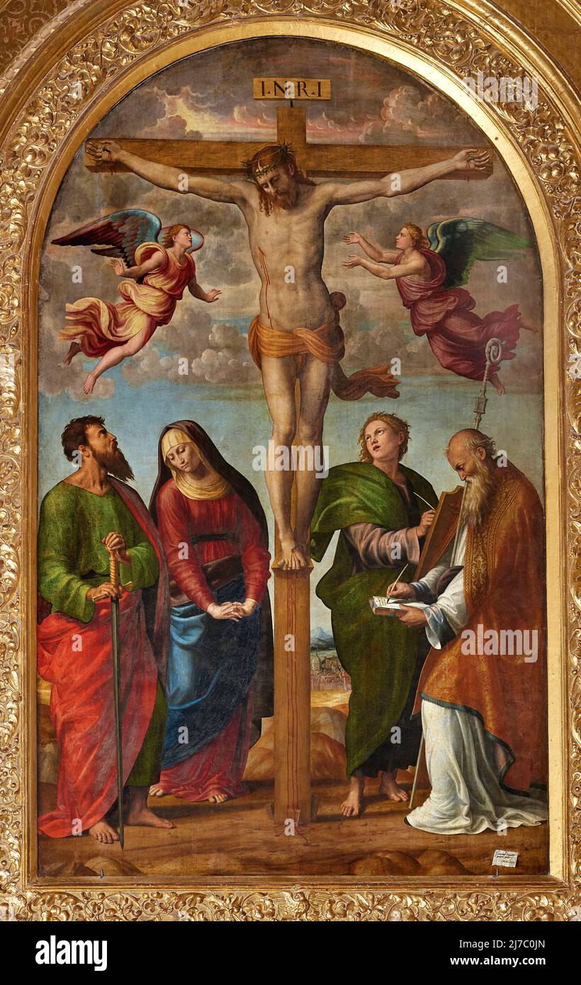 Crocifissione con la vergine -Fotos und -Bildmaterial in hoher Auflösung – Alamy