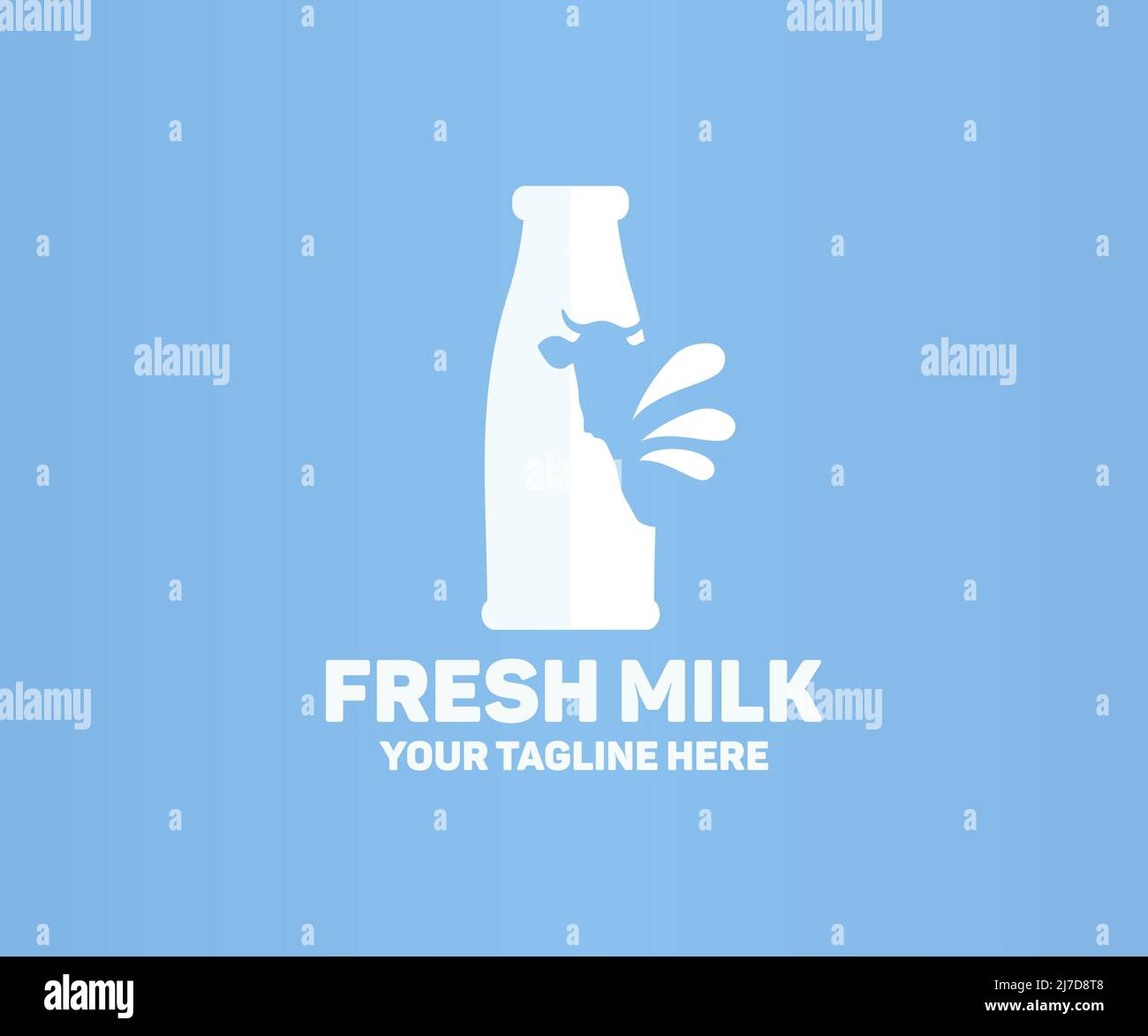 Milk logo Stock-Vektorgrafiken kaufen - Alamy