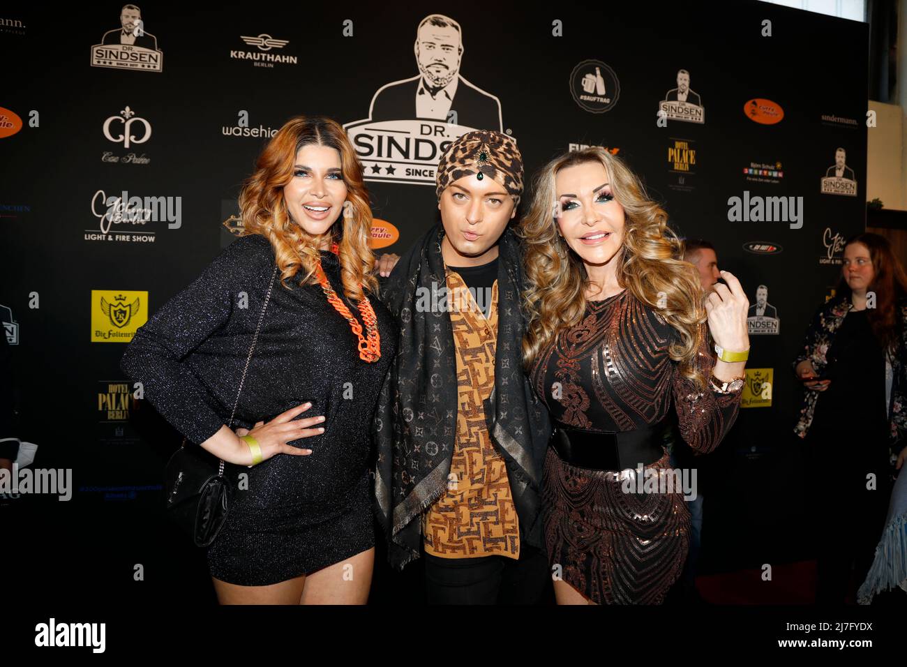 Micaela Schaefer, Julian F.M. Stoeckel und Dolly Buster bei der Dr. Sindsen Record Release Party ...