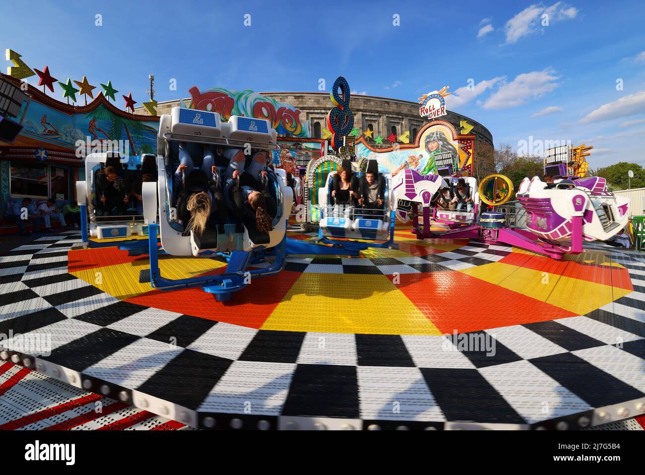Spaß, Nürnberg Volksfest, Nürnberg, Volksfest, Party, Freude, Feier ...