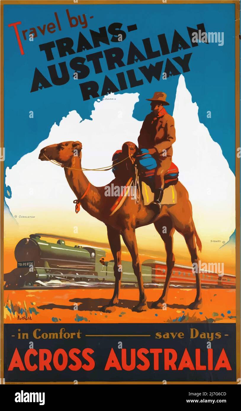 Australian poster -Fotos und -Bildmaterial in hoher Auflösung – Alamy