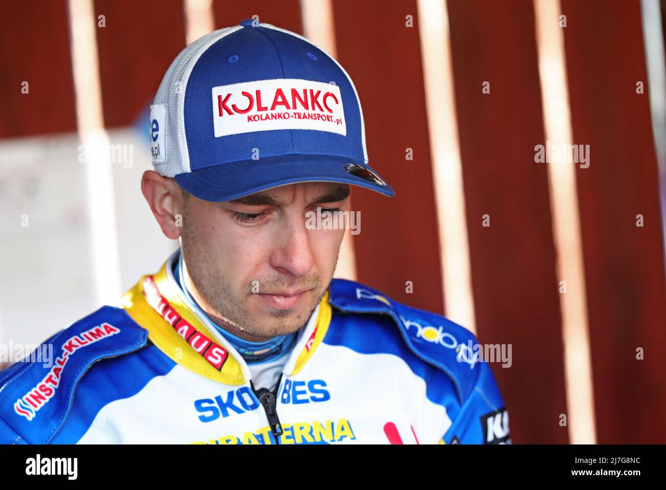 Jakub Jamrog, Piraterna, im Speedway-Match in der Elite Series zwischen ...