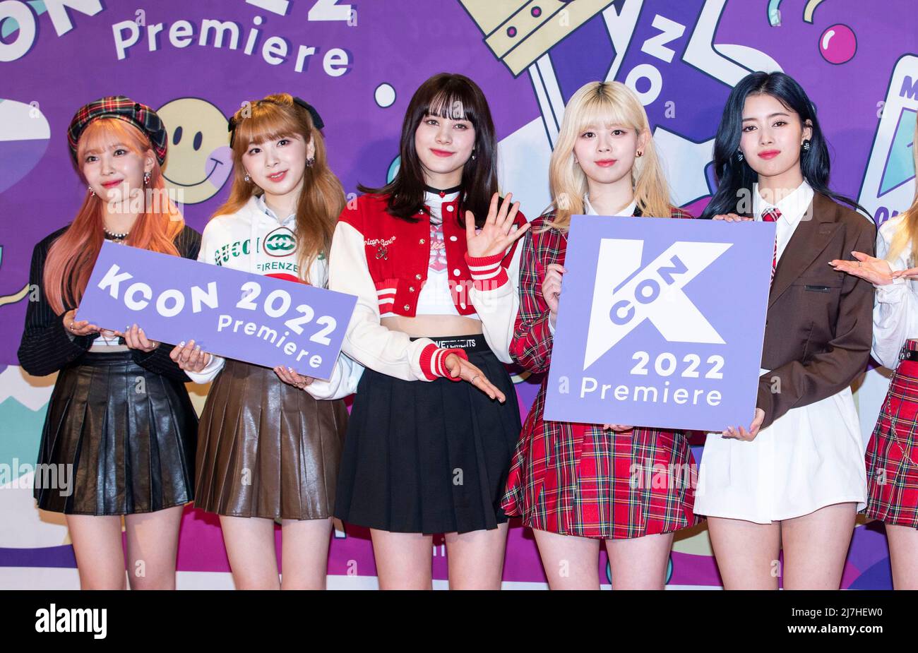 8. Mai 2022 - Seoul, Südkorea : Mayuka, Miihi, Nina, Riku, Rima, Von der japanischen K-Pop ...