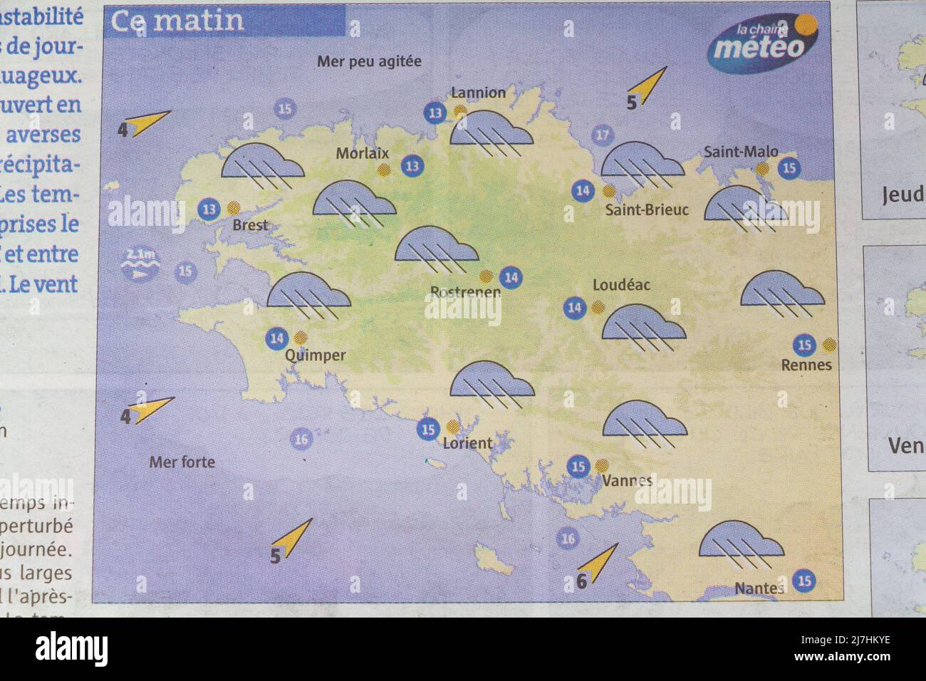 Wetter Oktober Bretagne