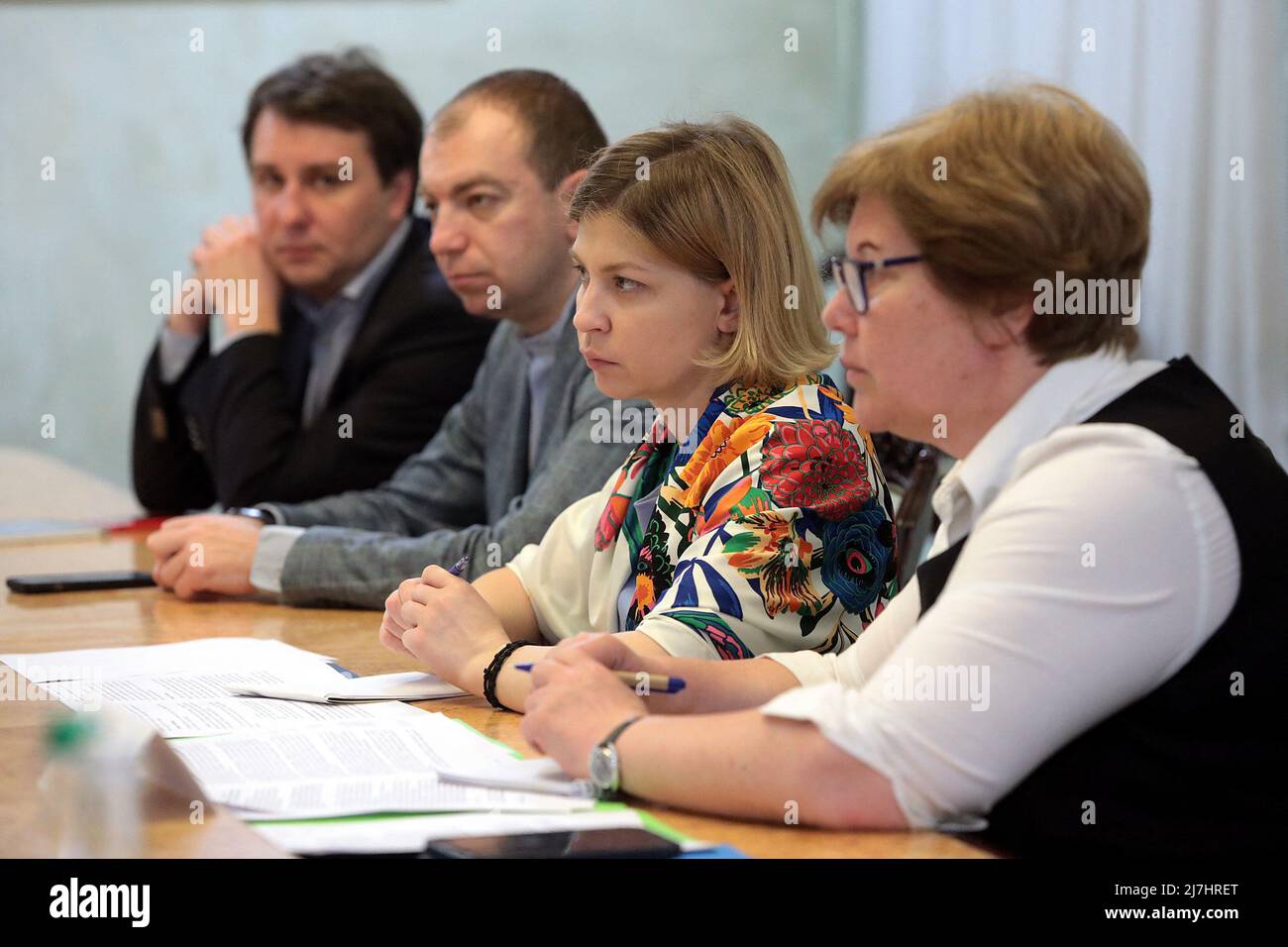 Kiew, Ukraine - 9. Mai 2022 - Kommissarin der Regierung für Geschlechterpolitik Kateryna ...