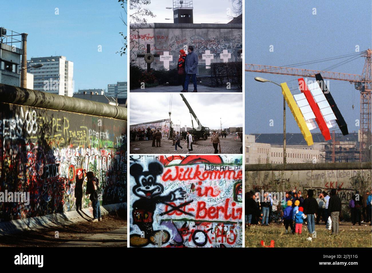 Fall of berlin wall 1989 -Fotos und -Bildmaterial in hoher Auflösung ...