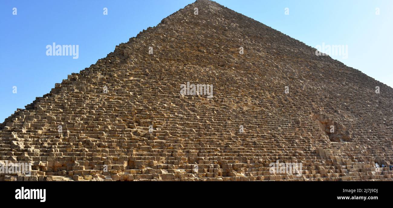 Gizeh, Ägypten, 1 2016. Mai: Die große Pyramide von Gizeh, die größte ...