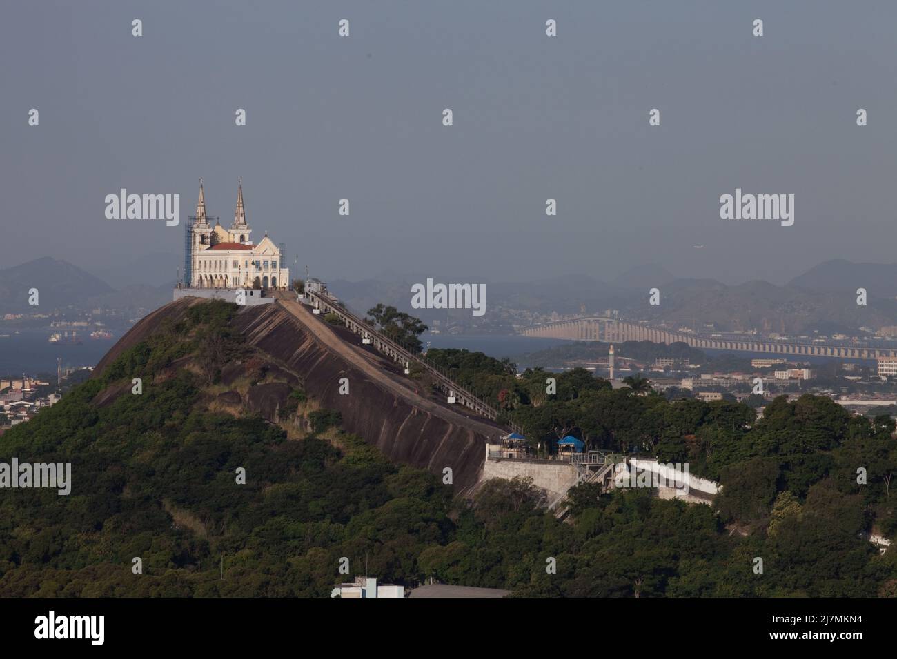Brasilien, Rio de Janeiro, die Santuário de Nossa Senhora da Penha oder ...