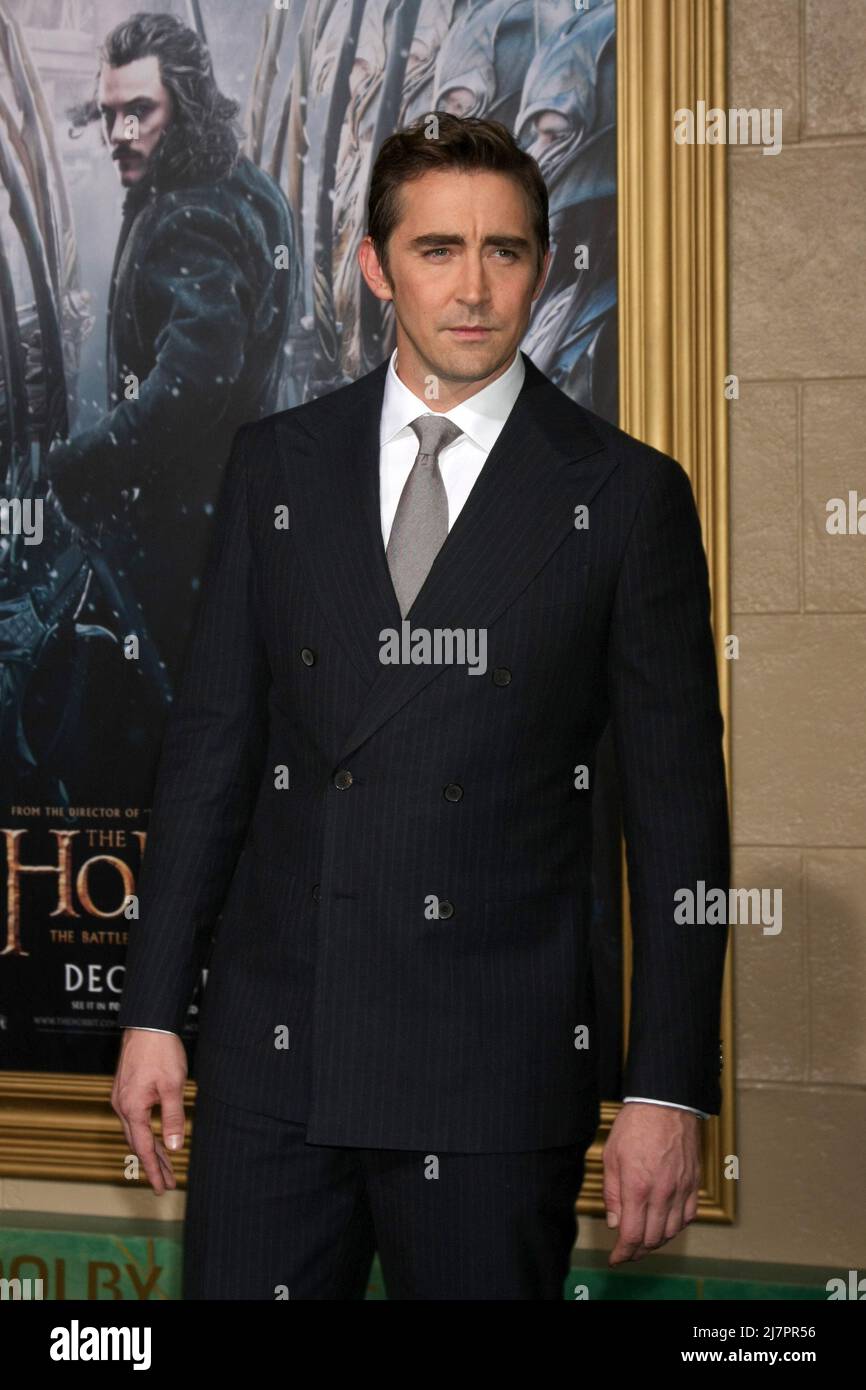 LOS ANGELES - 9. DEZEMBER: Lee Pace beim „The Hobbit: The Battle of the ...