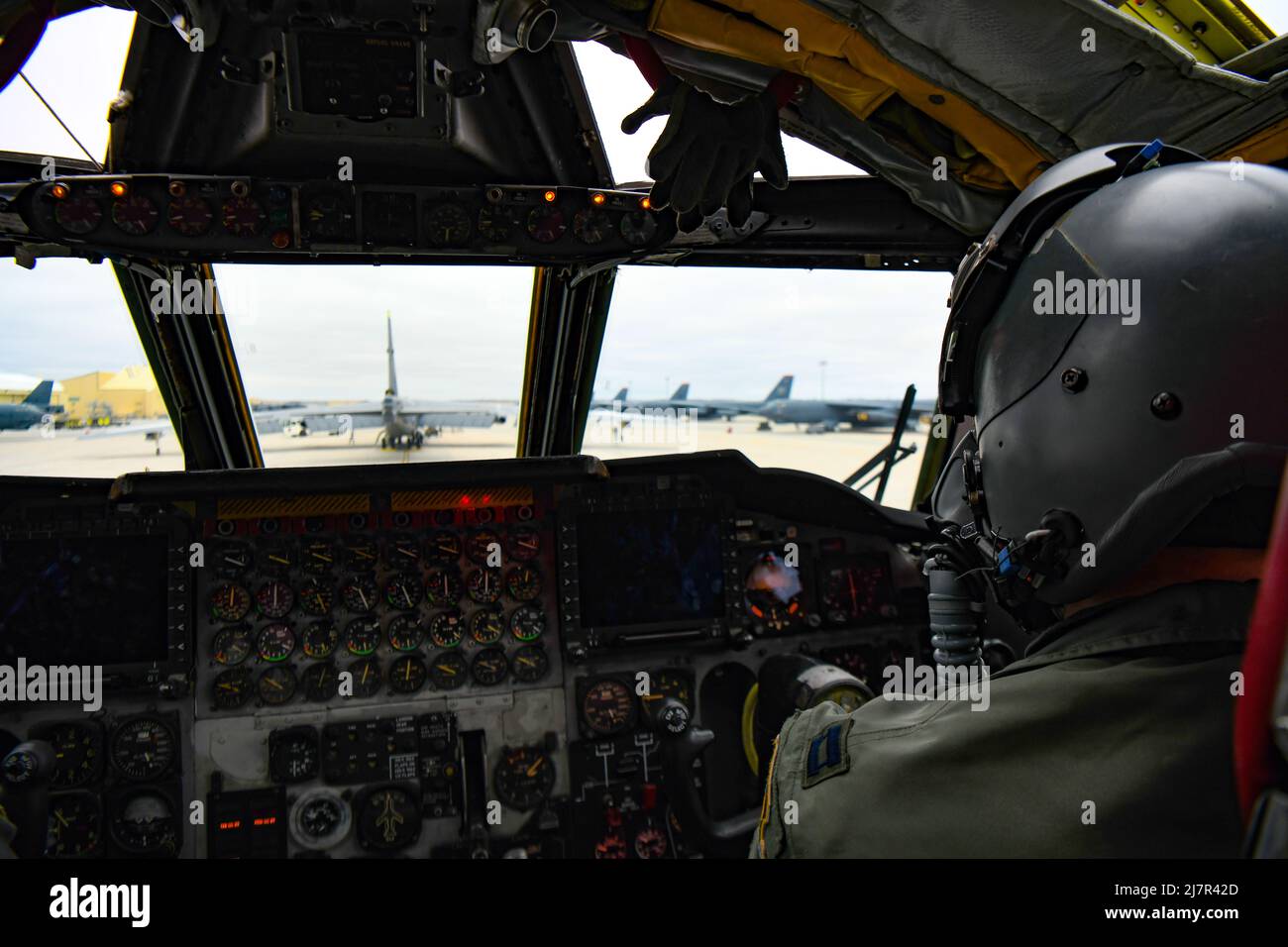 69. Bomb Squadron B-52H Stratofortress Pilot Capt. David 'Lumber' Mills ...