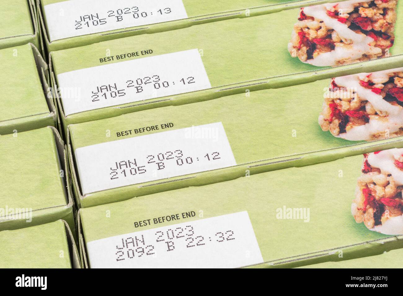 Best before food labels -Fotos und -Bildmaterial in hoher Auflösung – Alamy