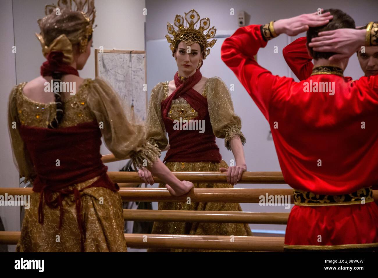 Moskau, Russland. 13.. Mai 2022. Die Solistin des Mariinsky-Theaters ...
