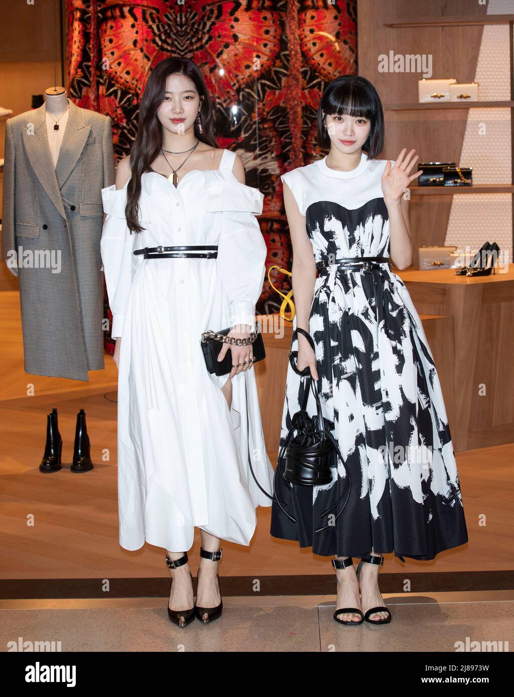 14 Mai 2022 Seoul Südkorea L Bis R Kazuha Aus Japan Und Kim