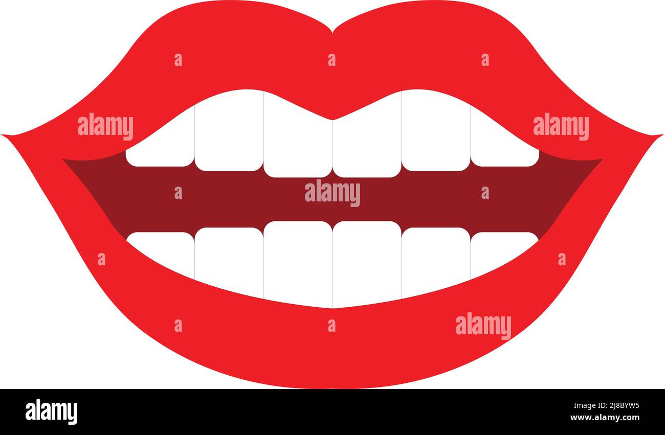 Mund symbol vektor -Fotos und -Bildmaterial in hoher Auflösung – Alamy