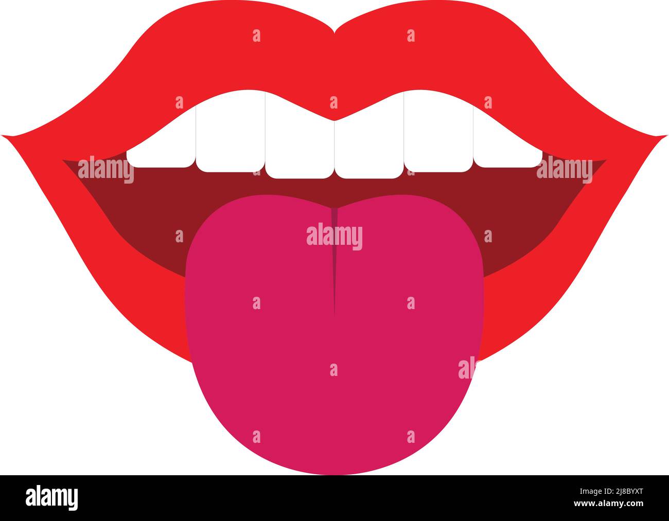 Mund symbol vektor -Fotos und -Bildmaterial in hoher Auflösung – Alamy