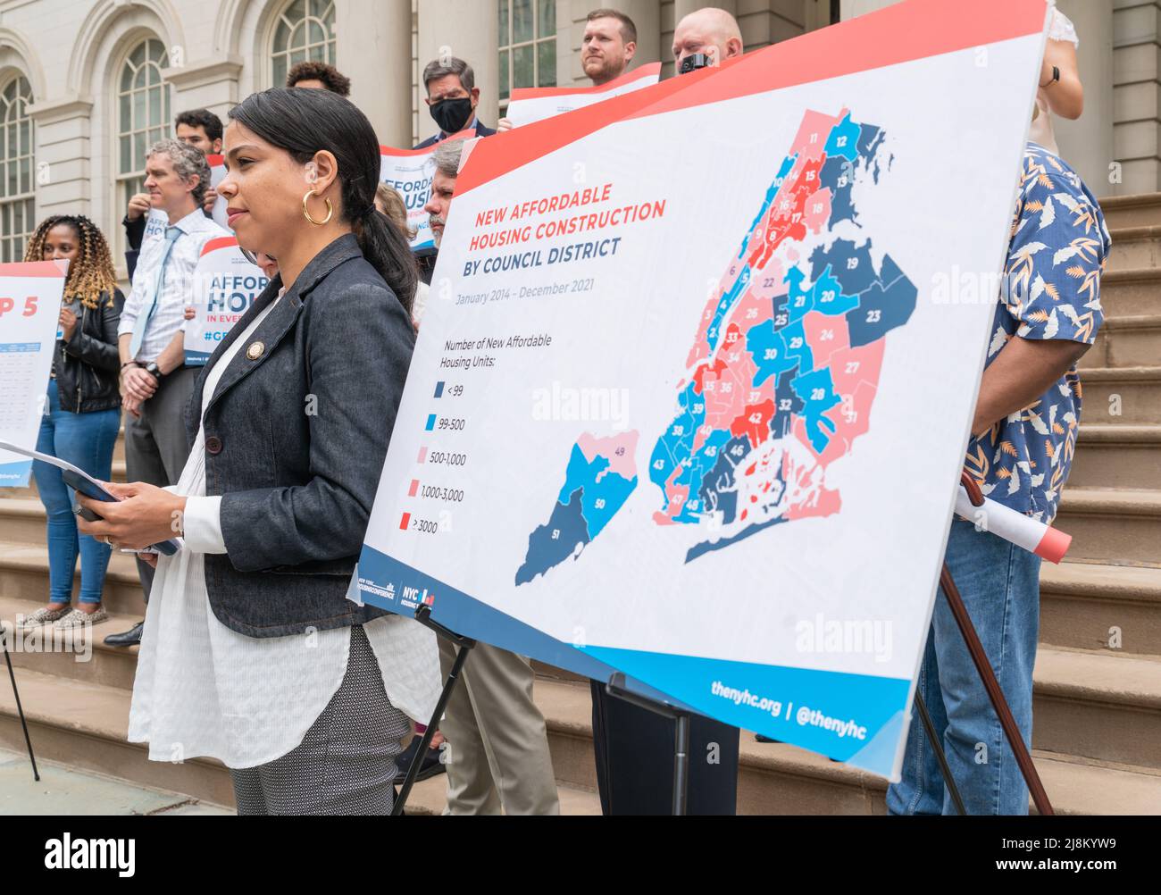 Pierina Sanchez, Ratsmitglied und Vorsitzende des Ausschusses für ...