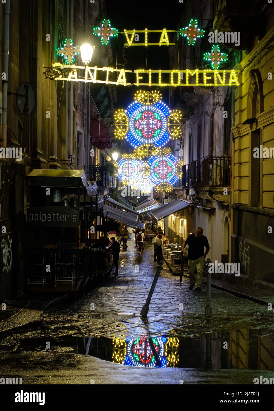 Via Santa Filomena Catania Stockfotografie - Alamy