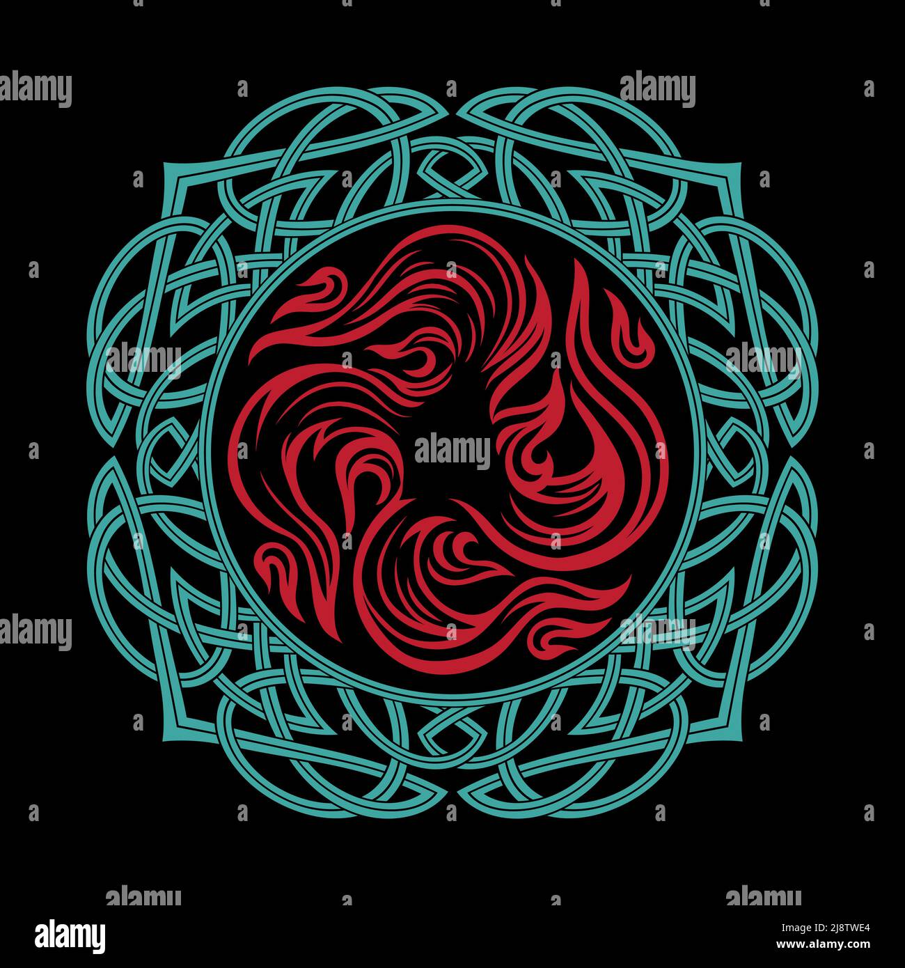 Keltisches sonnenkreuz Stock-Vektorgrafiken kaufen - Alamy