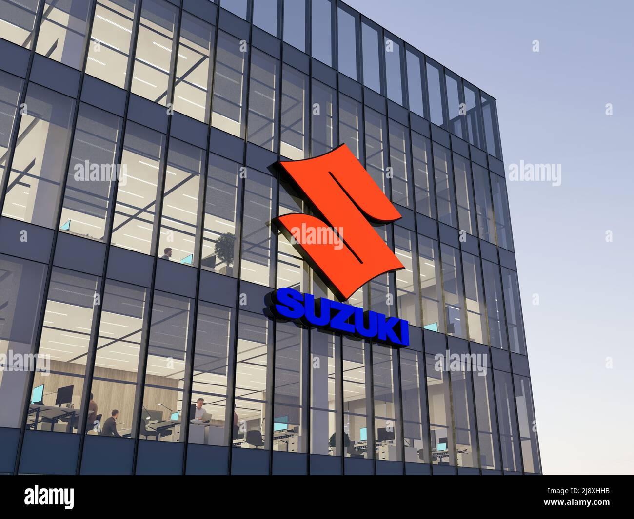 Suzuki motorrad zeichen mit logo -Fotos und -Bildmaterial in hoher ...