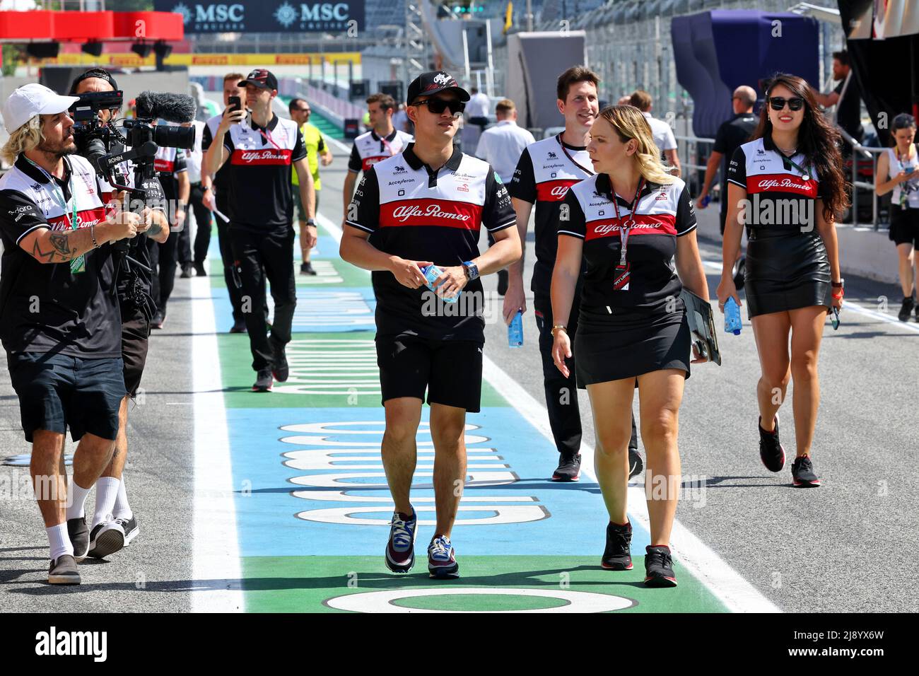 Barcelona, Spanien. 19.. Mai 2022. Guanyu Zhou (CHN) Alfa Romeo F1 Team ...