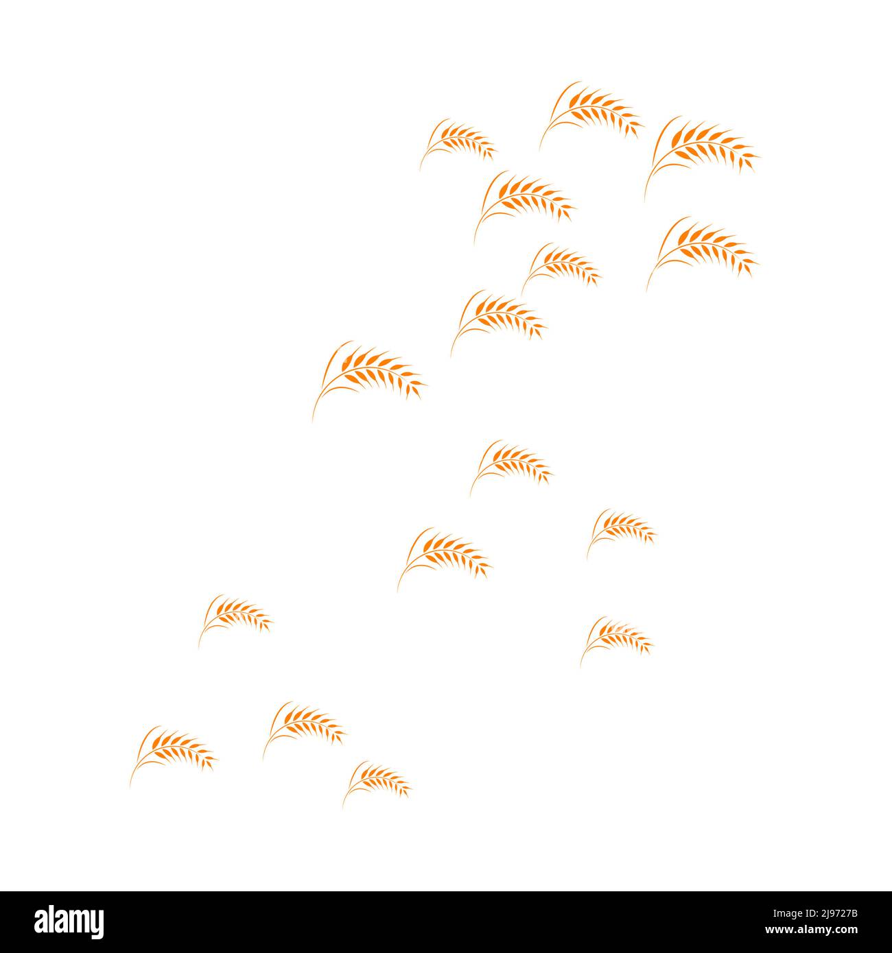 Wheat logo template vector icon -Fotos und -Bildmaterial in hoher ...