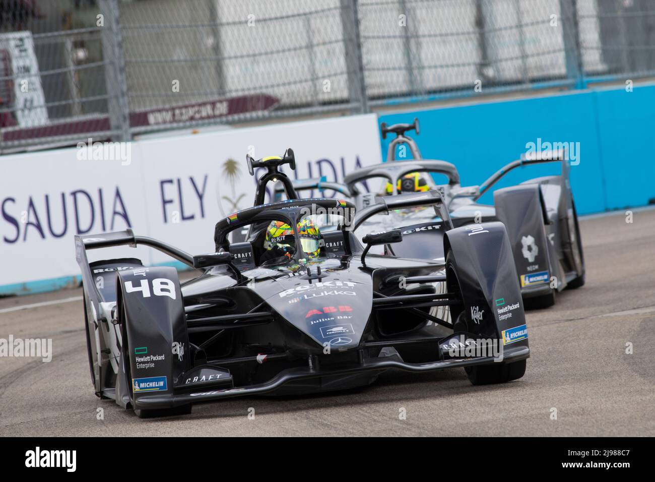 Berlin, 14.. Mai 2022. 2022 Shell Recharge Berlin E-Prix, Runde 7 der ...