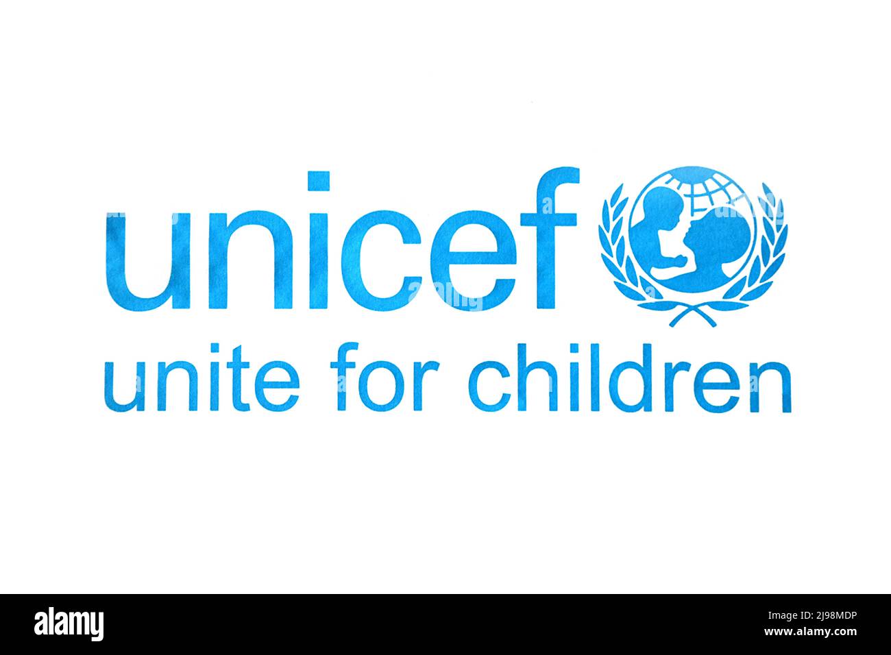 Unicef logo symbol Ausgeschnittene Stockfotos und -bilder - Alamy