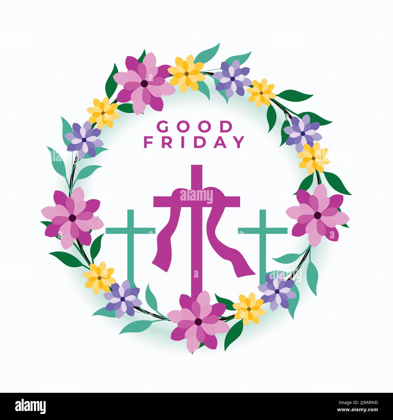 Blume von kalvarienberg Stock-Vektorgrafiken kaufen - Alamy