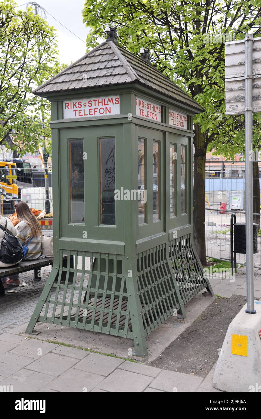 Televerket telefonzelle gamla stan stockholm schweden -Fotos und ...