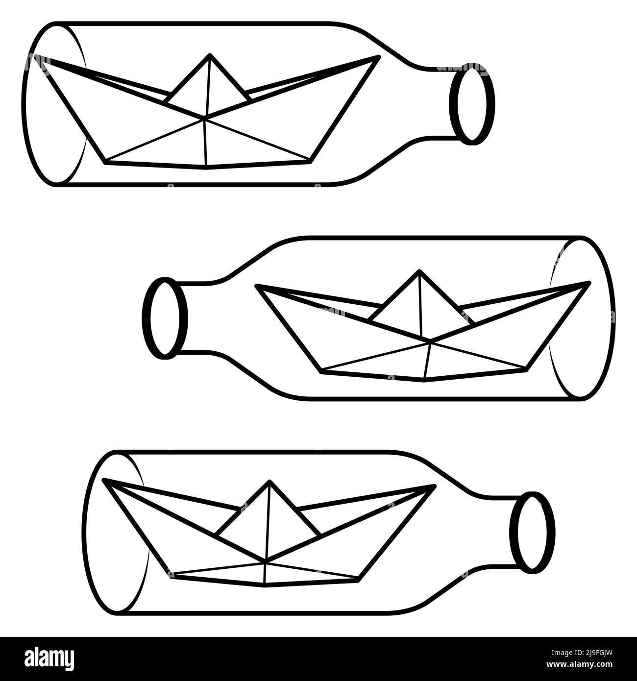 Segelboot modell Stock-Vektorgrafiken kaufen - Alamy