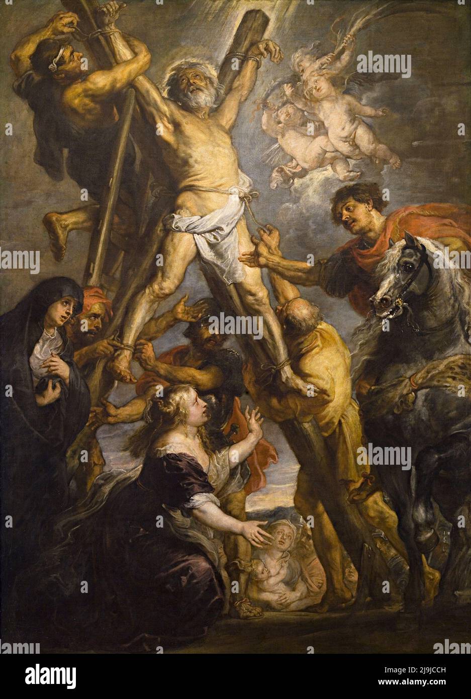 Die Hinrichtung des heiligen Andreas durch Peter Paul Rubens Stockfotografie - Alamy
