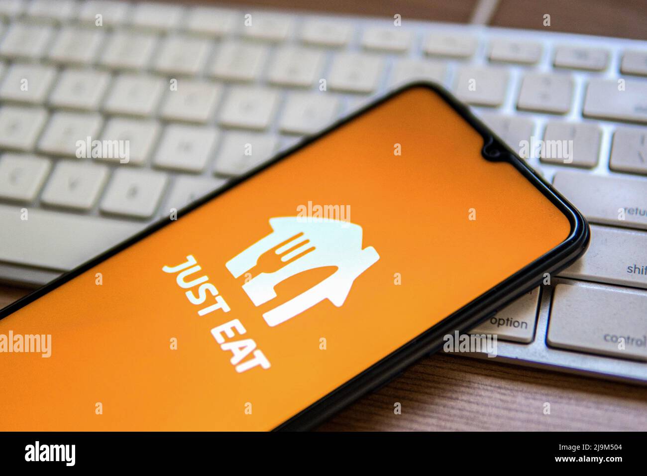 Just eat logo -Fotos und -Bildmaterial in hoher Auflösung – Alamy