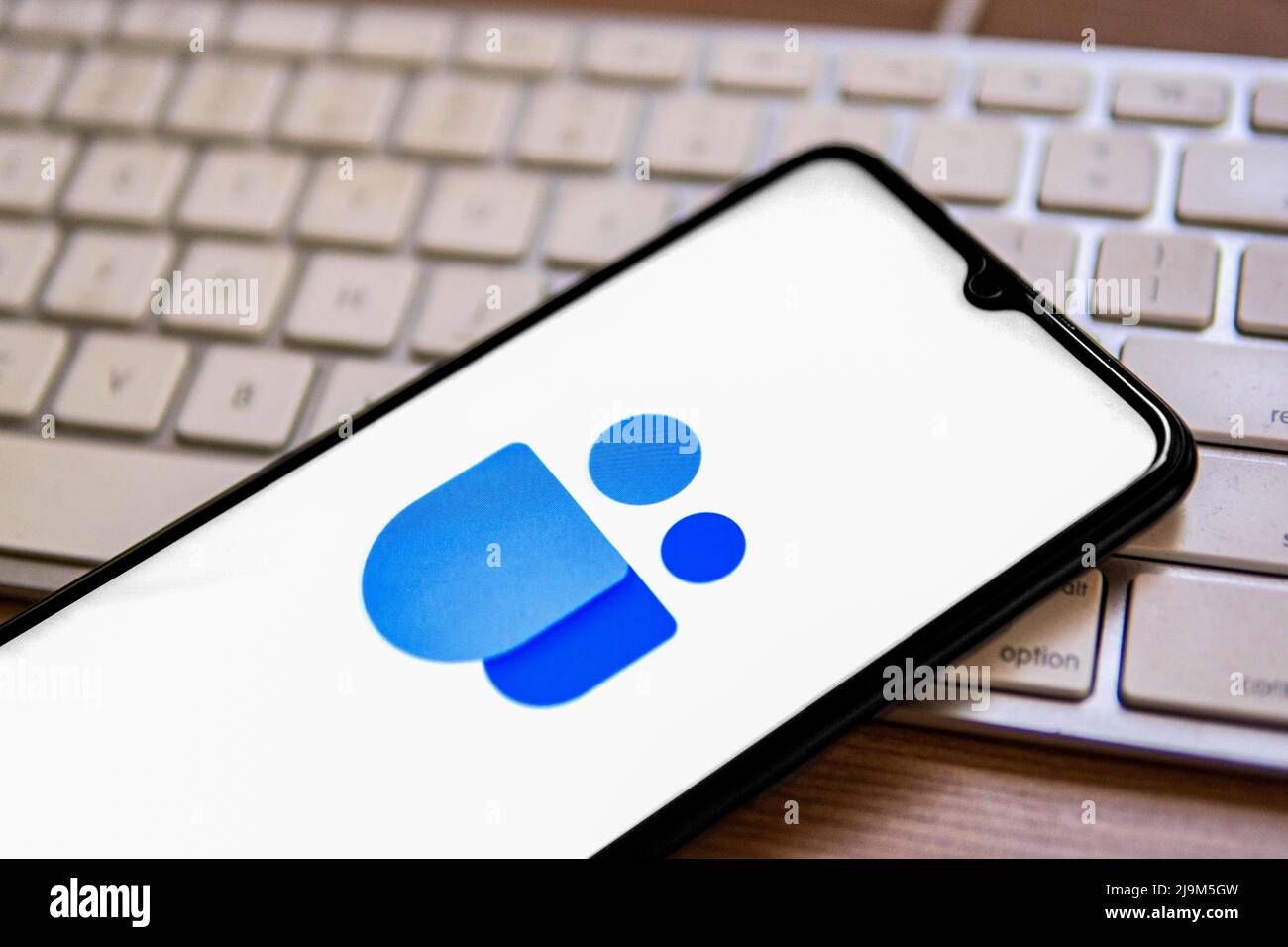 Das microsoft teams logo wird auf dem smartphone angezeigt -Fotos und ...