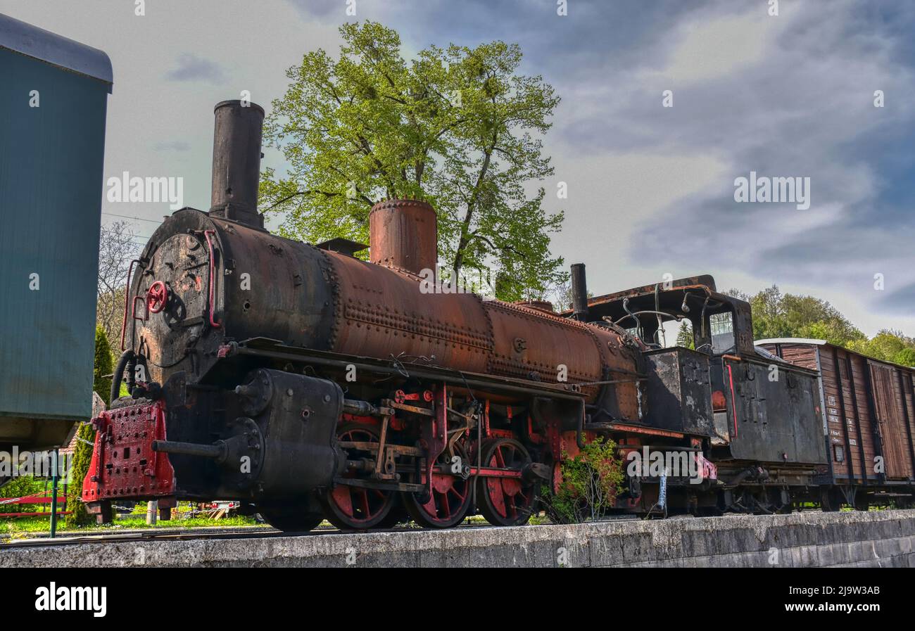 Dampflok, Dampflokomotive, Aufarbeitung, abgestellt, restaurieren ...